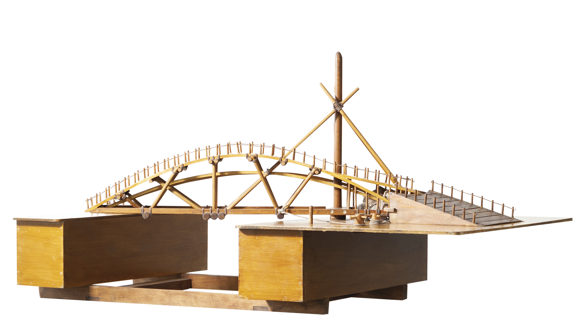 Puente giratorio – Muestra Leonardo da Vinci