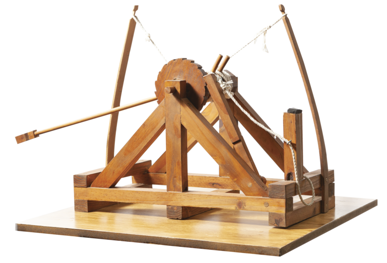Catapulta – Muestra Leonardo da Vinci