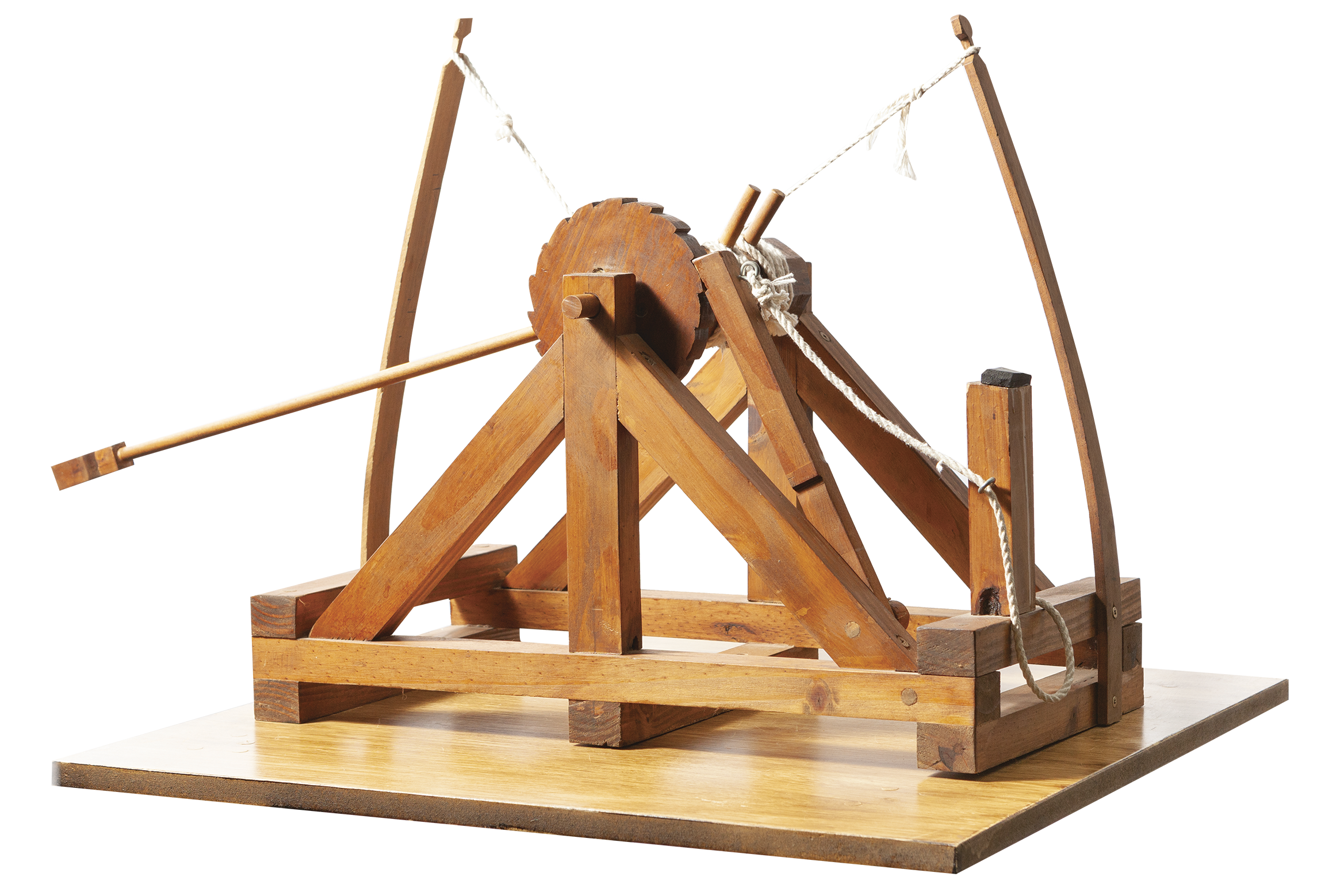 Catapulta – Muestra Leonardo da Vinci