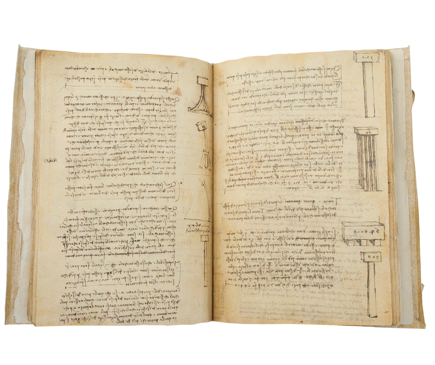 El Códice Foster II – Muestra Leonardo da Vinci